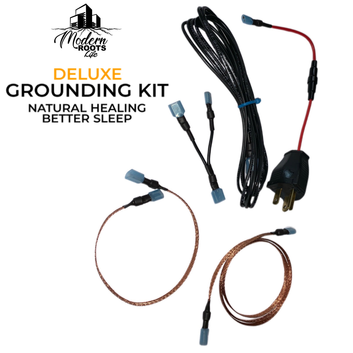 Deluxe Grounding Kit With Waist Belt AND Bracelet/Anklet – Modern Roots ...