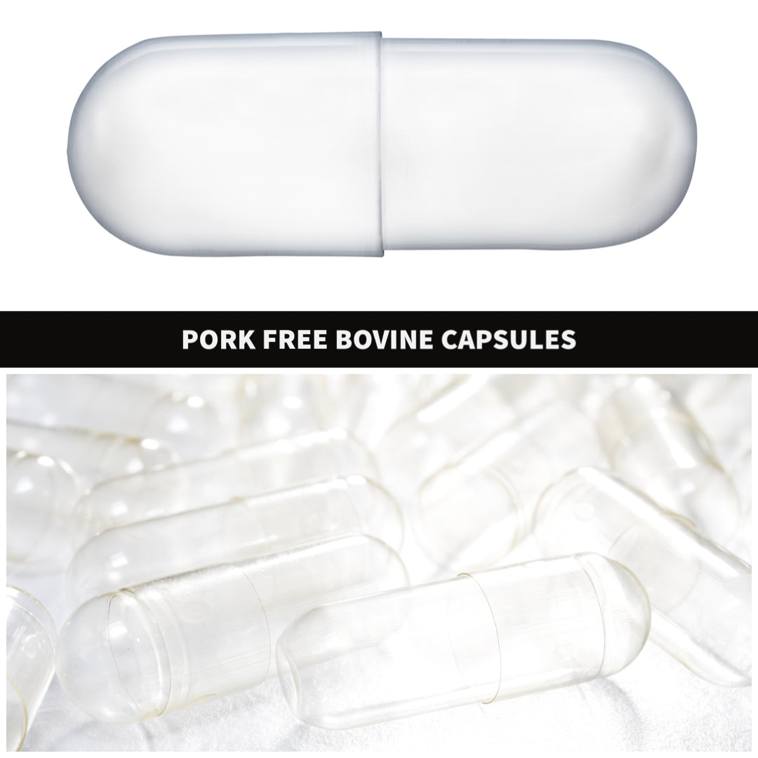 Empty Bovine Capsules - Easily Digestible | Pork Free – Modern Roots Life
