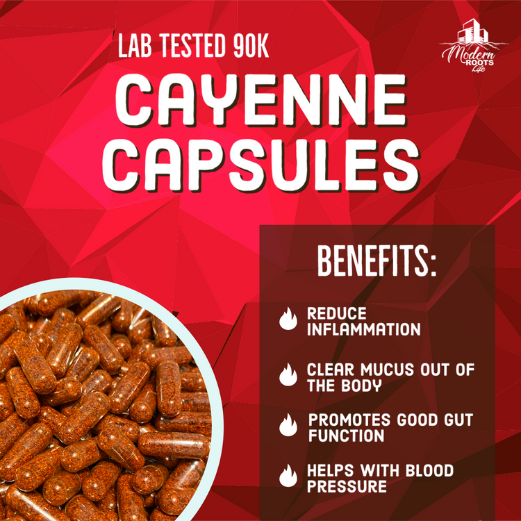 Organic Cayenne Capsules - 90k Cayenne Pepper | Pill Supplement ...