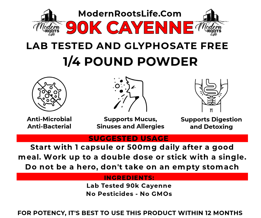 Organic Cayenne Capsules - 90k Cayenne Pepper | Pill Supplement ...