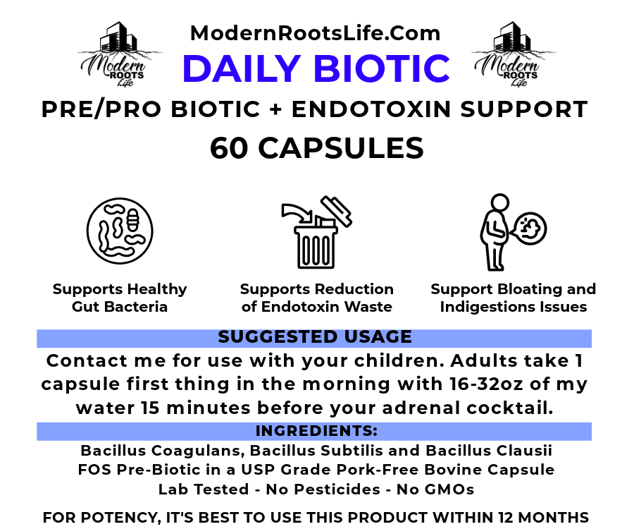 Probiotic/Prebiotic Capsules – Modern Roots Life